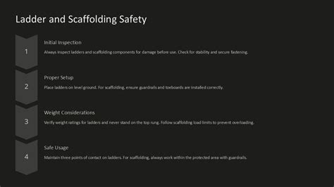 Ladder And Scaffolding Safety PowerPoint Presentation PPTUniverse