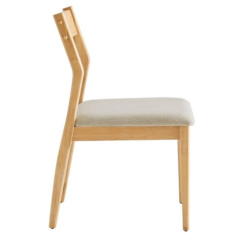 Solara Fabric Wood Dining Side Chairs Set Of 2 By Modway In 2025 Side