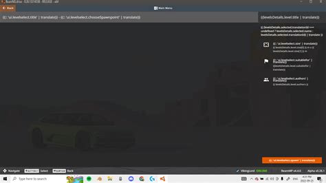 Why Is This Happening When Trying To Load A Map Rbeamng