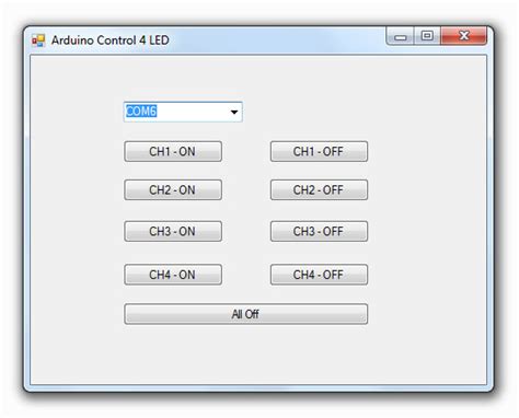 Code โปรเจค Arduino Code โปรเจค Arduino เปิดปิดไฟ ด้วย Windows Application