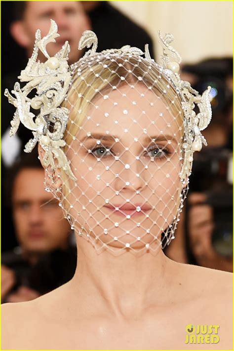 Diane Kruger Stuns In Blue Gown With Long Train At Met Gala 2018 Photo