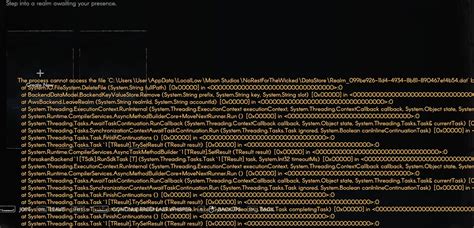 deleting a realm wicked bug reporting no rest for the wicked