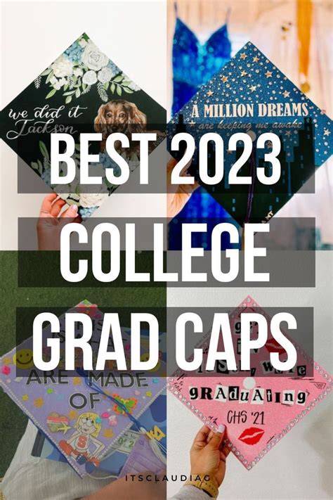 The Best 2023 College Graduation Caps College Cap Decorations Med