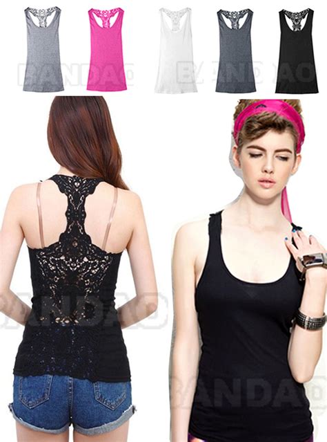 Summer S Sexy Lace Singlets Back Hollow Out Wholesale Summer Womens
