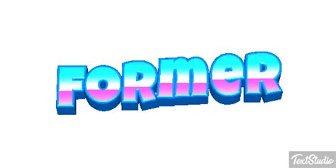 Former Word Animated  Logo Designs