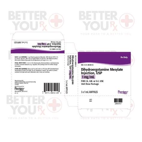 Buy Dihydroergotamine Injection From Canada Better You Rx