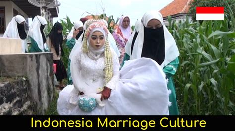 Indonesia Wedding Culture In Rural Madura Indonesia Village Youtube
