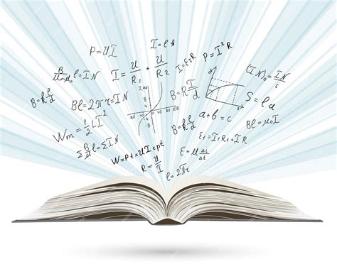 Premium Vector Mathematical Equations And Formulas On Open Book Education