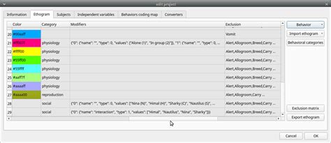 Behavioral Observation Research Interactive Software Boris User Guide