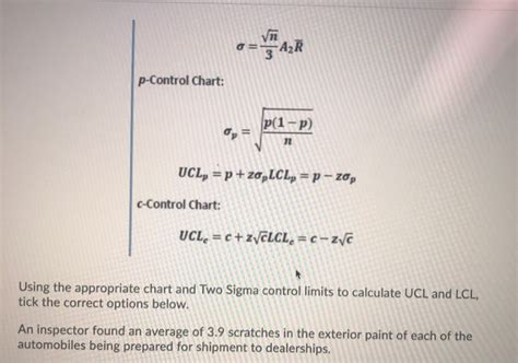 Solved Sample Mean Control Chart UCL ă z zLCL zoz OR Chegg com
