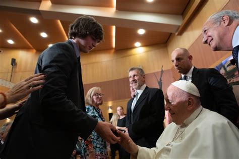 Audience With Pope Francis Dylan Rumsby Year12 St Anselms College
