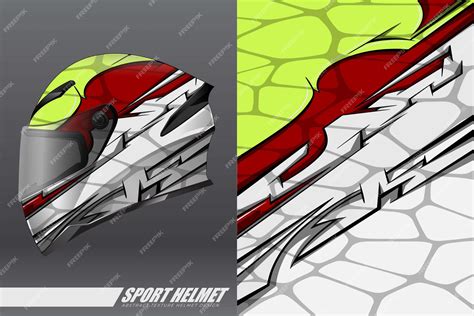 Premium Vector Racing Helmet Wrap Decal And Vinyl Sticker Design