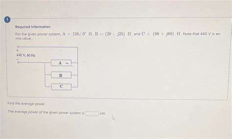 Solved Required Information For The Given Power System Chegg
