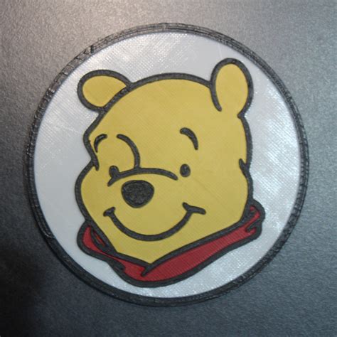 Stl File 6 Coaster Disney Winnie The Pooh・3d Printer Design To Download・cults