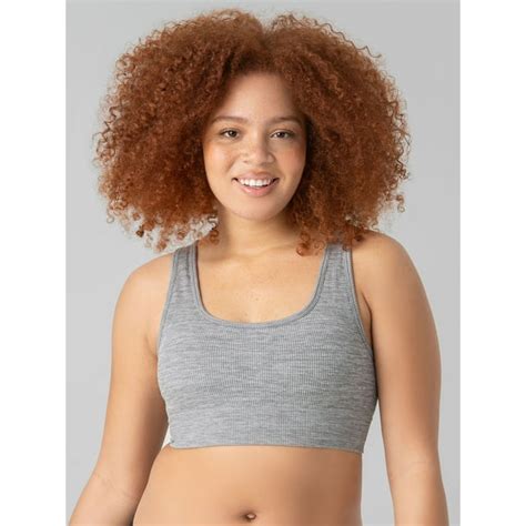 No Boundaries Double Scoop Seamless Bra Womens And Womens Plus