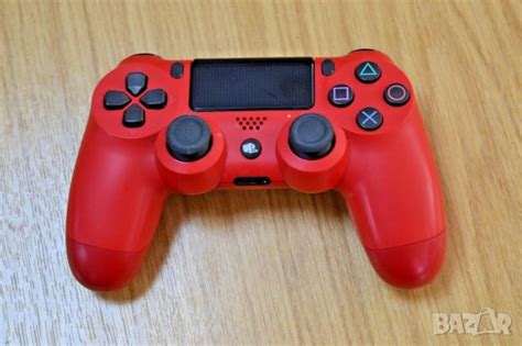 Оригинален Джойстик PS4 DualShock 4 Червен в Аксесоари в гр. Плевен ...