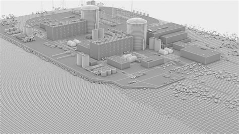 Epr Nuclear Power Plant 3d Model Turbosquid 2252826