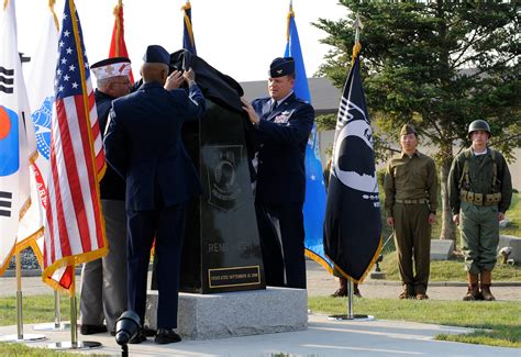 Osan Officials Dedicate Pow Mia Memorial Air Force Article Display
