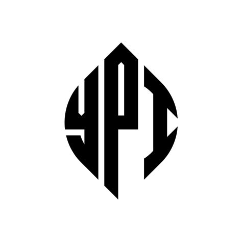 Ypi Circle Letter Logo Design With Circle And Ellipse Shape Ypi