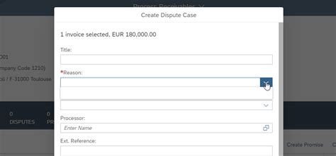 Solved Dispute Management Sap Community