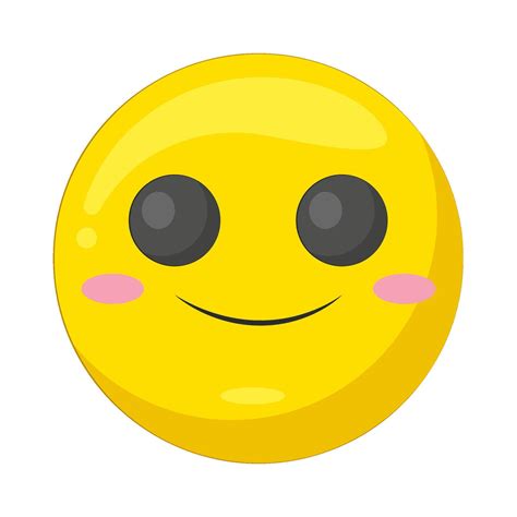Illustration Of Cute Smiling Emoji 52905469 Vector Art At Vecteezy