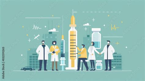 Vaccination Campaign Illustrate A Background Image Highlighting A