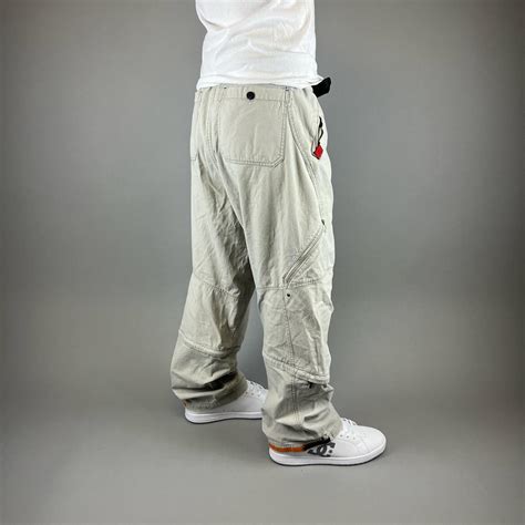 Really Cool Whiteish Tan Bugle Boy Cargo Depop