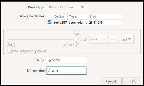 how to setup timeshift with btrfs in fedora geeksforgeeks