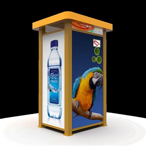 Beach Outdoor Assemble Qr Code Rvm Bottle Reverse Vending Machine Ce