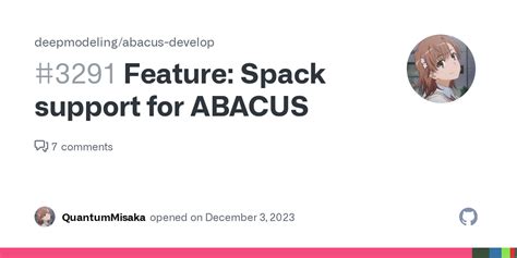 feature spack support for abacus · issue 3291 · deepmodeling abacus