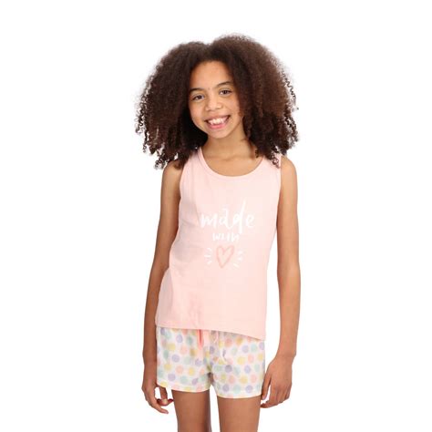 Pijama Corto NiÑa Caffarena 30903 Algodon Infantil