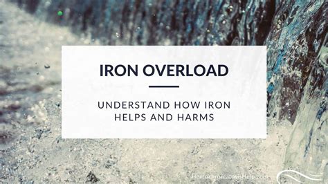 Iron Overload Excess Accumulation Hemochromatosis Help