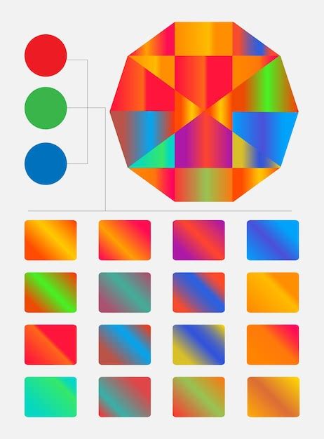 Premium Vector Free Vector Gradient Color Collection Palette