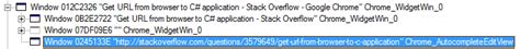 Net Get From Browser To C Application Stack Overflow