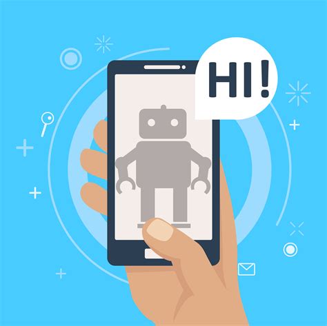 Chat Bot On Phone In Hand Banner Vector Flat Illustration 364353