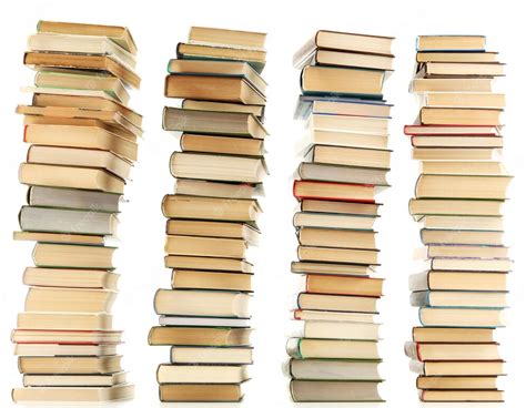 Premium Photo Old Books Isolated On White