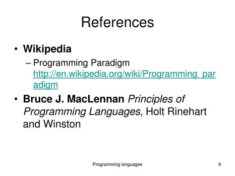PPT Programming Paradigms PowerPoint Presentation Free Download ID