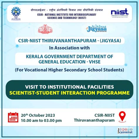 Csir Niist Posted On Linkedin