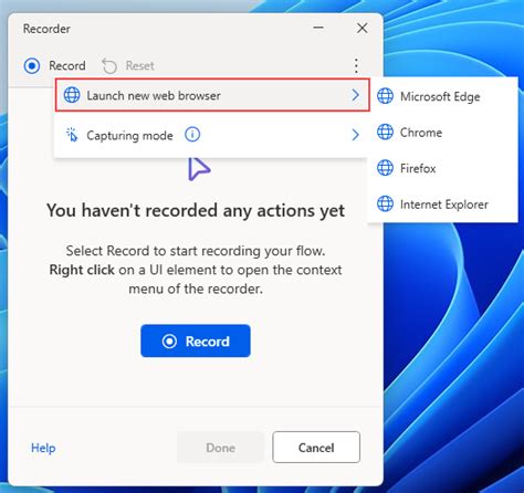 記錄桌面流程 Power Automate Microsoft Learn