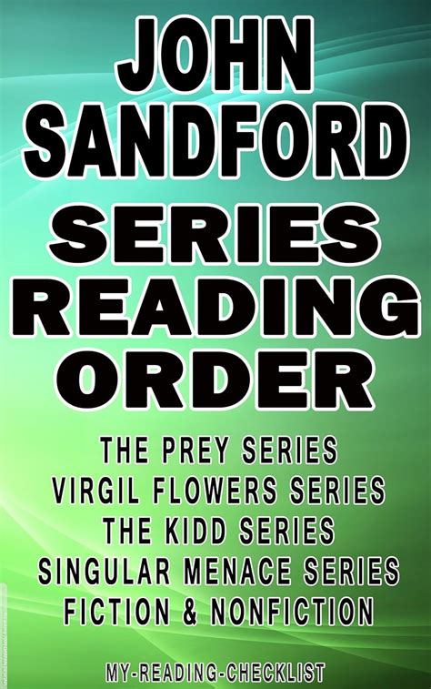John Sandford Series Reading Order My Reading Checklist The Prey