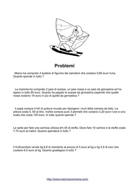 Mamme Come Me Schede Di Ripasso Di Matematica Per La Classe Quarta Primaria