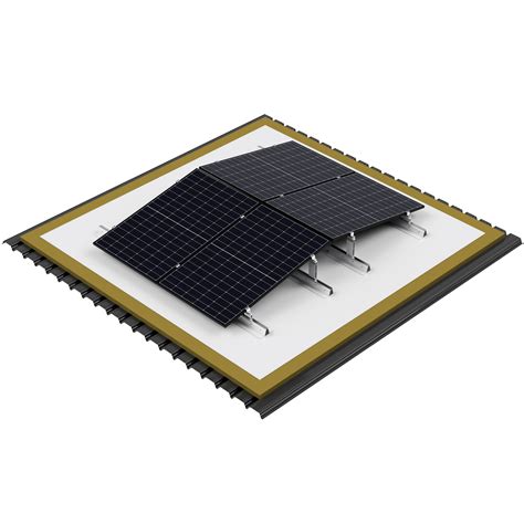 Flat Roof Pv Mount Roof Solar Evalon