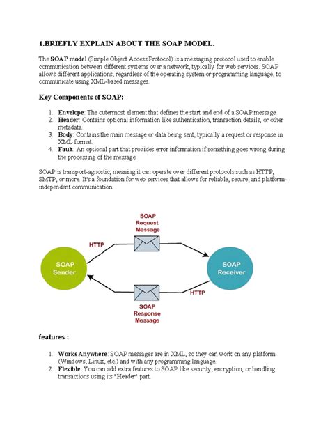 Soap Model And Wsdl Overview For Web Services Cs101 Studocu