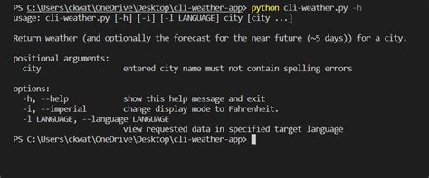 Github Ckwatt11cli Weather App