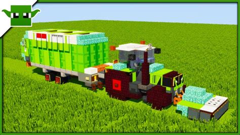 Minecraft Tractor Building Tutorial Youtube