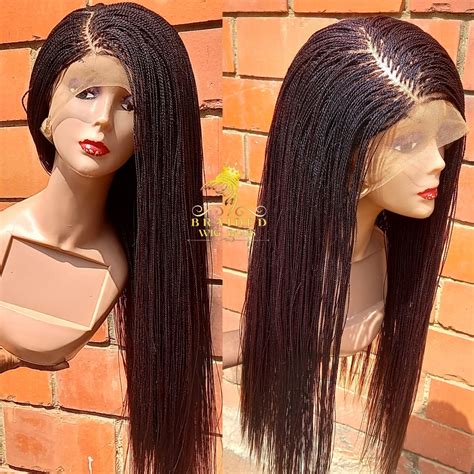 Micro Twist Wig On 13 By 6 Braided Lace Front Wig Micro Braided Wigs Fo