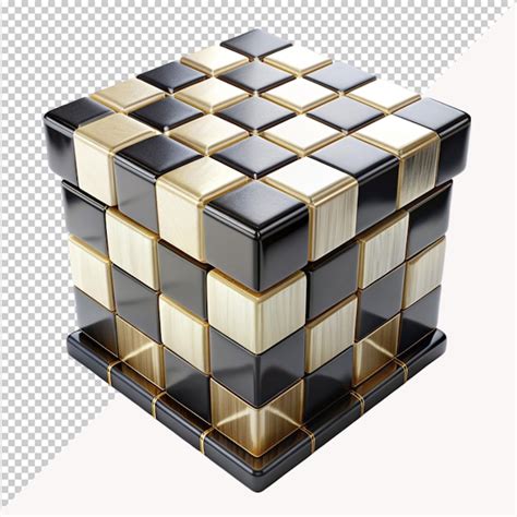 Premium Psd 3d Chess Board Cube