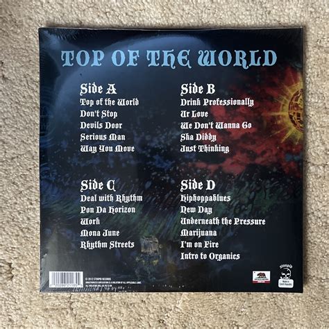 Top Of The World By Slightly Stoopid Record 2013 For Sale Online Ebay