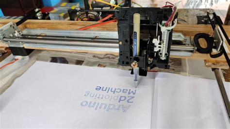The Arduino CNC Drawing Machine D Plotter How To Make Arduino D Plotter Cnc Machine