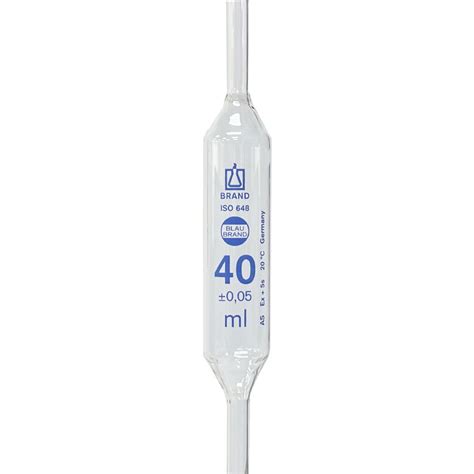 Pipette Volumetric Class As 40ml X 005ml Perth Scientific
